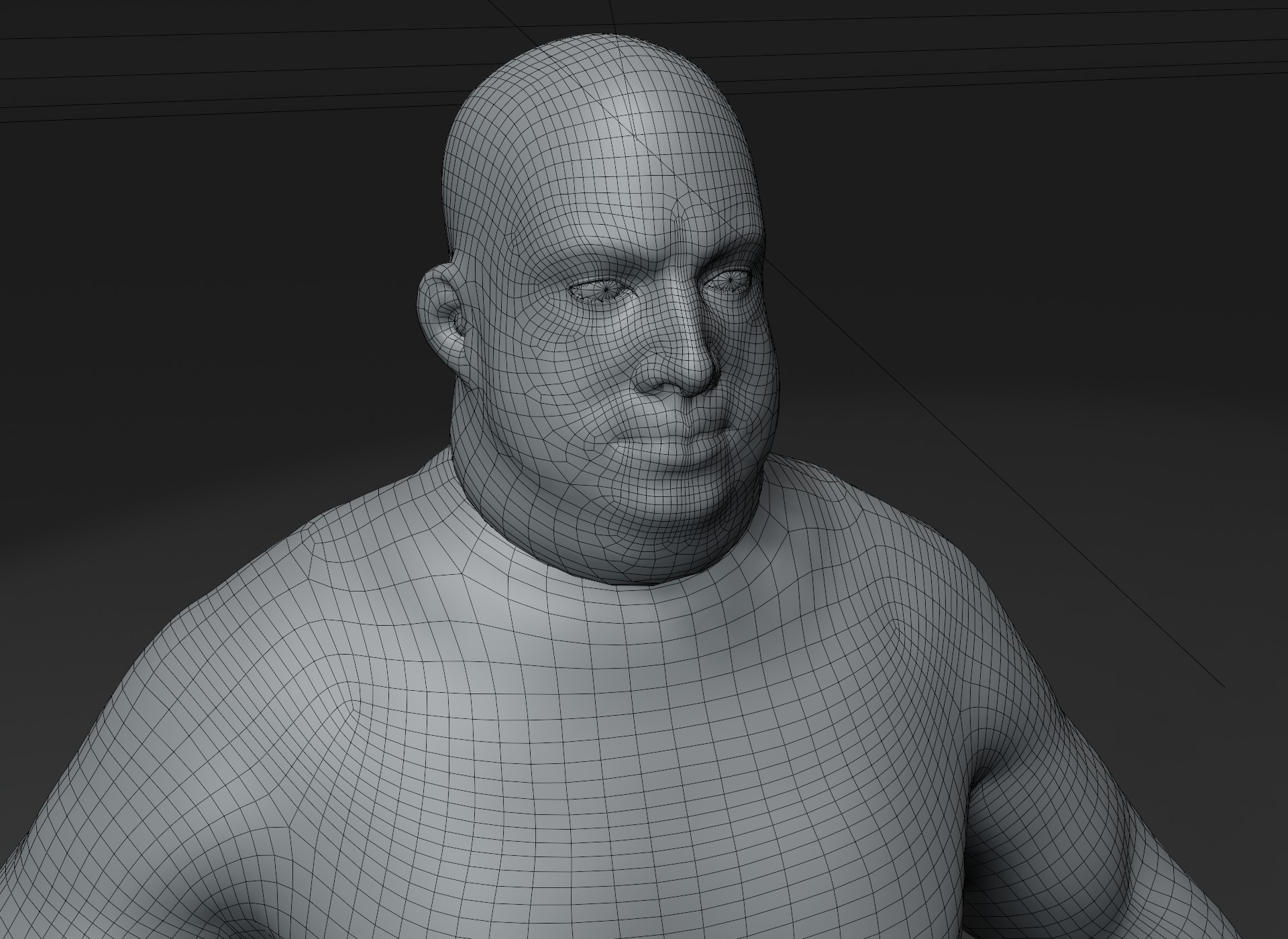 3D Fat Human Body Base Mesh Family Pack 20k Polygons - TurboSquid 1754229