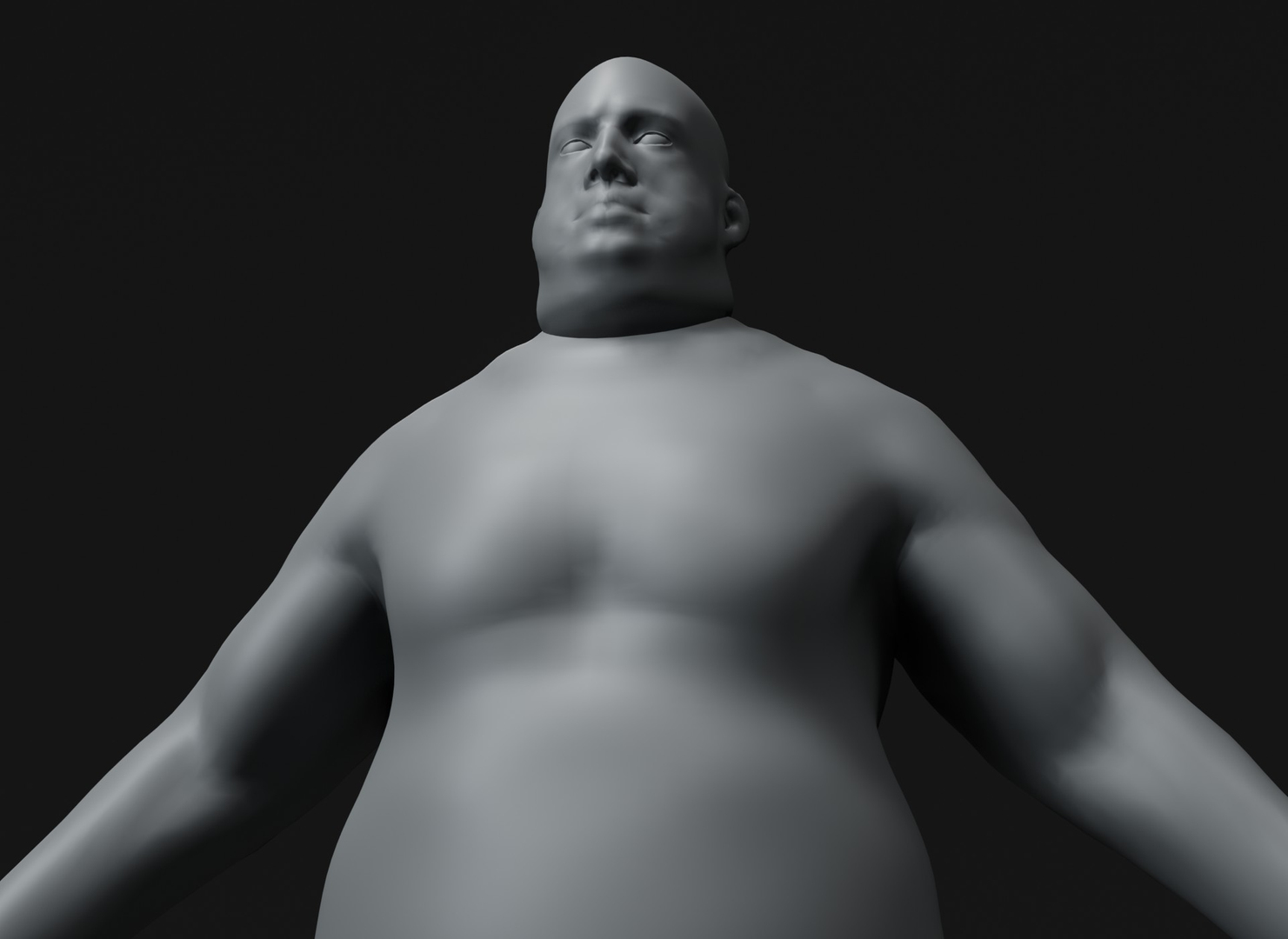 3D Fat Human Body Base Mesh Family Pack 20k Polygons - TurboSquid 1754229