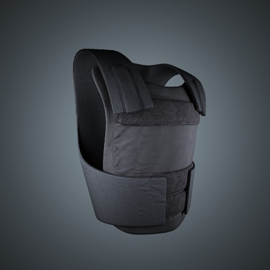 Bullet Proof Vest Police 3d Model