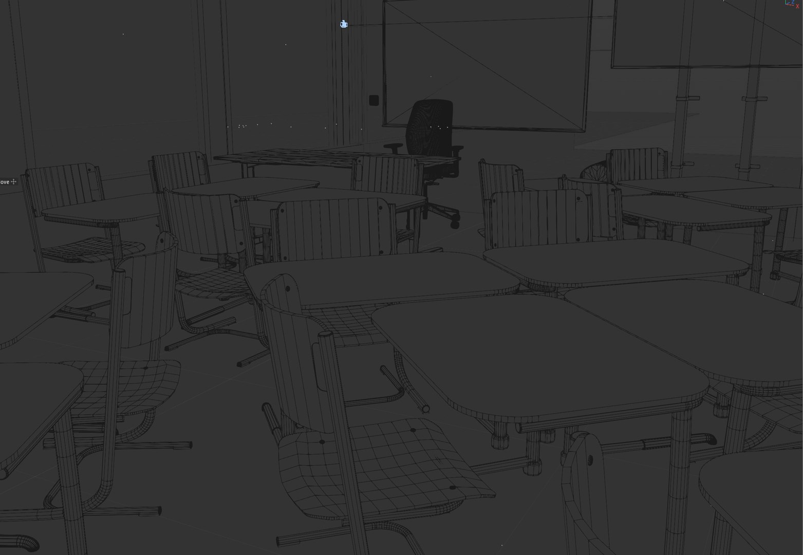 3D model Modern Classroom - TurboSquid 2068214