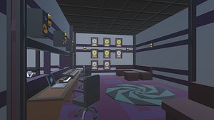 Music Studio Recording Low-Poly 3D Model 3D model - TurboSquid 2103559