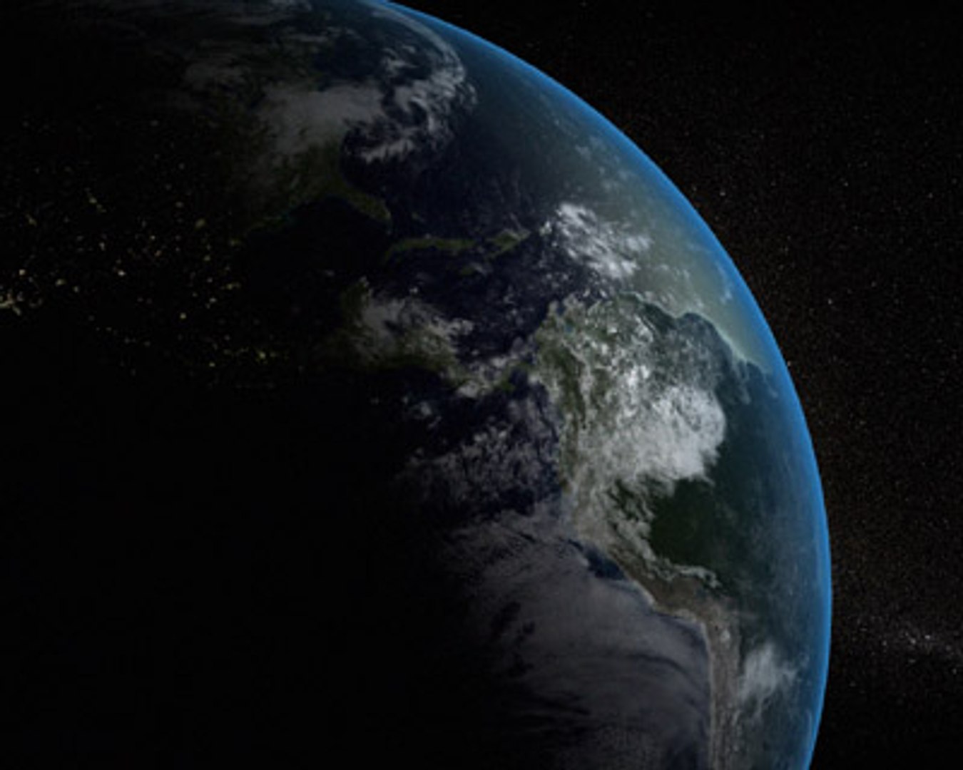 3ds Max Photorealistic Earth