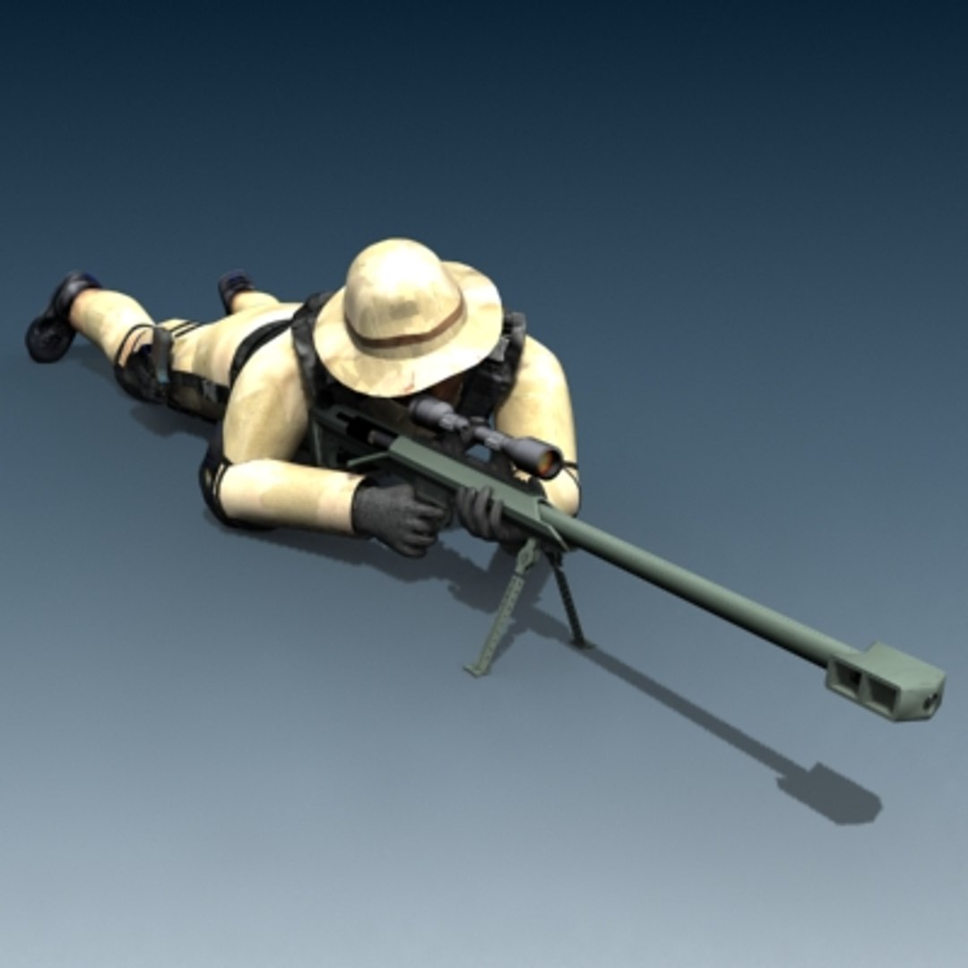 Colt M99 Sniper 3d Model