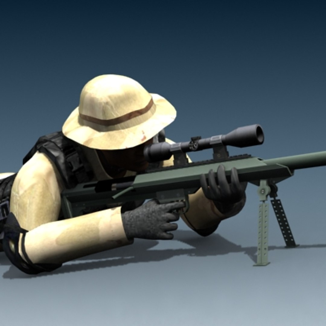 Colt M99 Sniper 3d Model