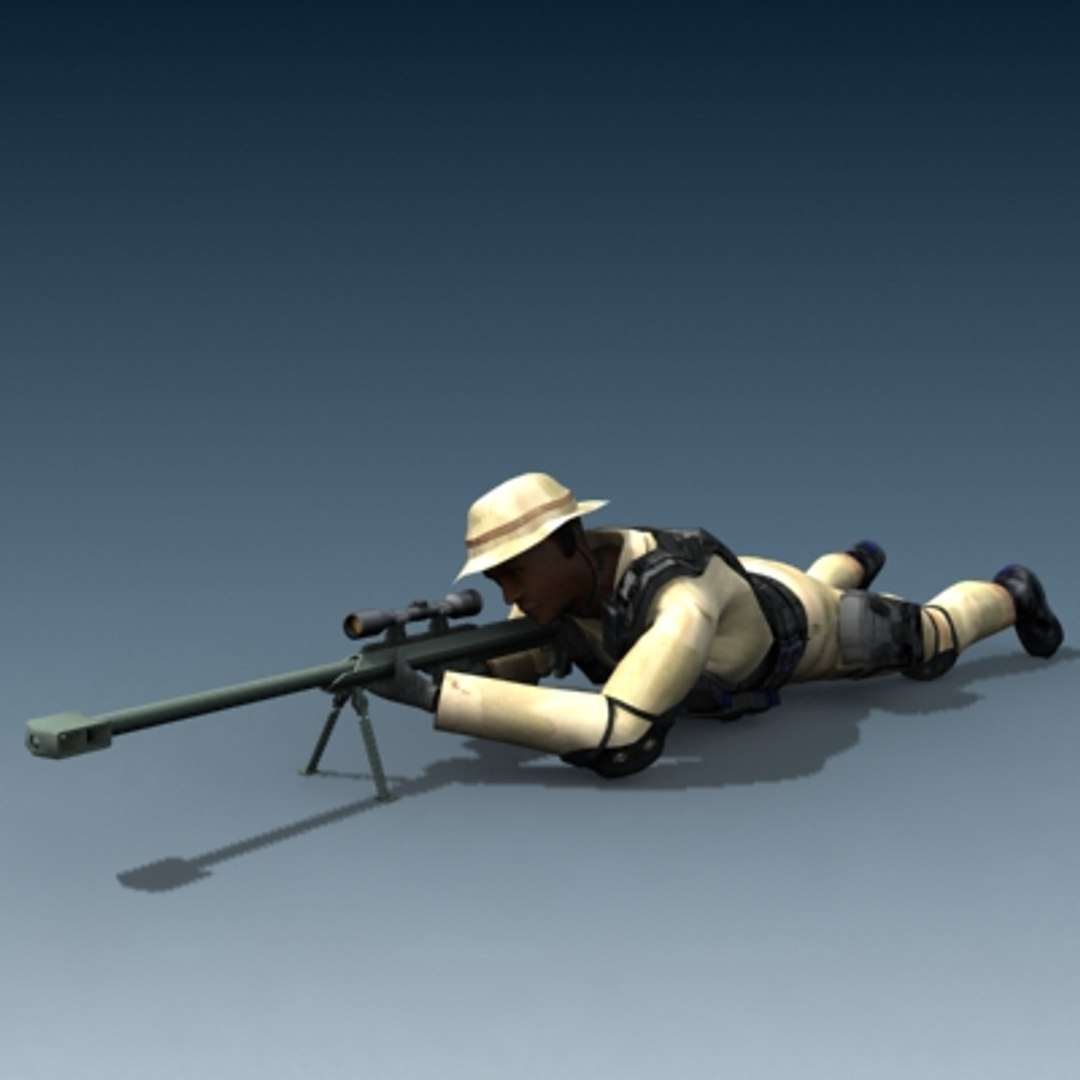 Colt M99 Sniper 3d Model