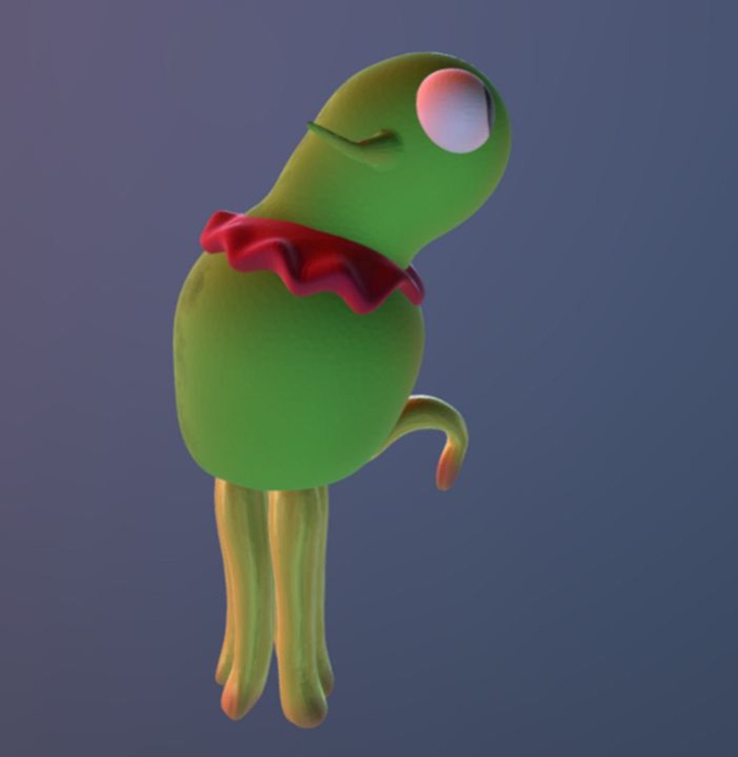 Alien Cartoon 3D Model - TurboSquid 1402184