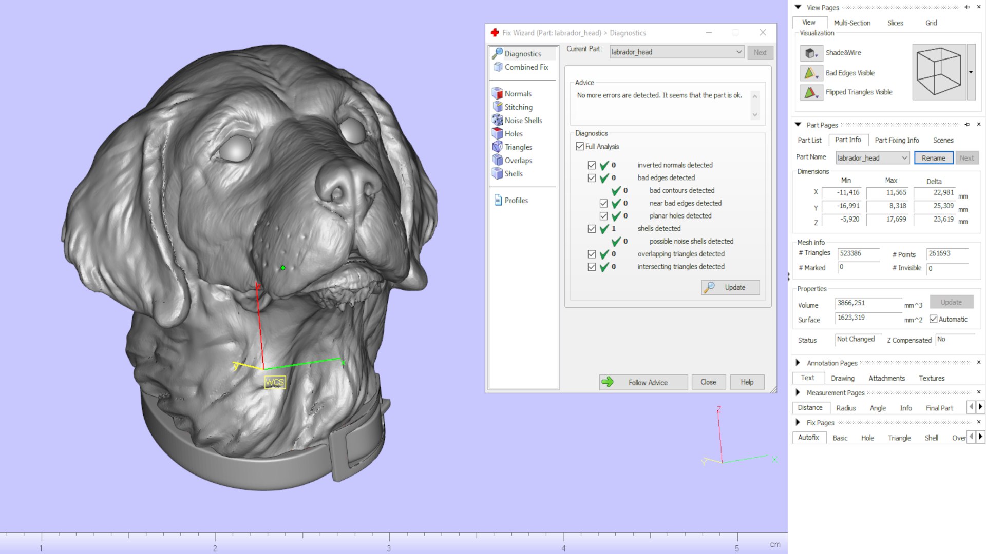 3D Dog Head Model - TurboSquid 2187101