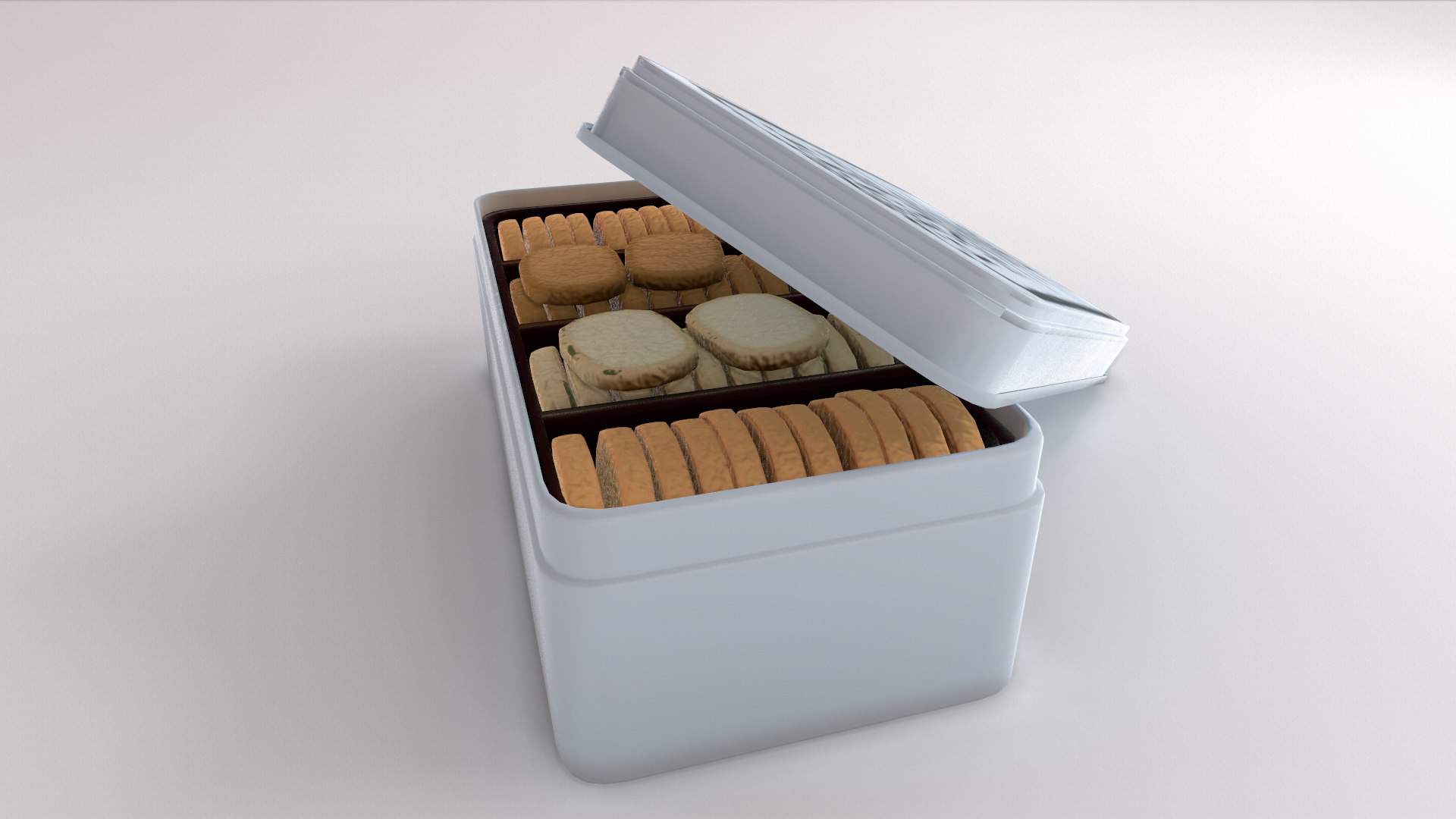 Spicy cookies box 3D model - TurboSquid 1300428