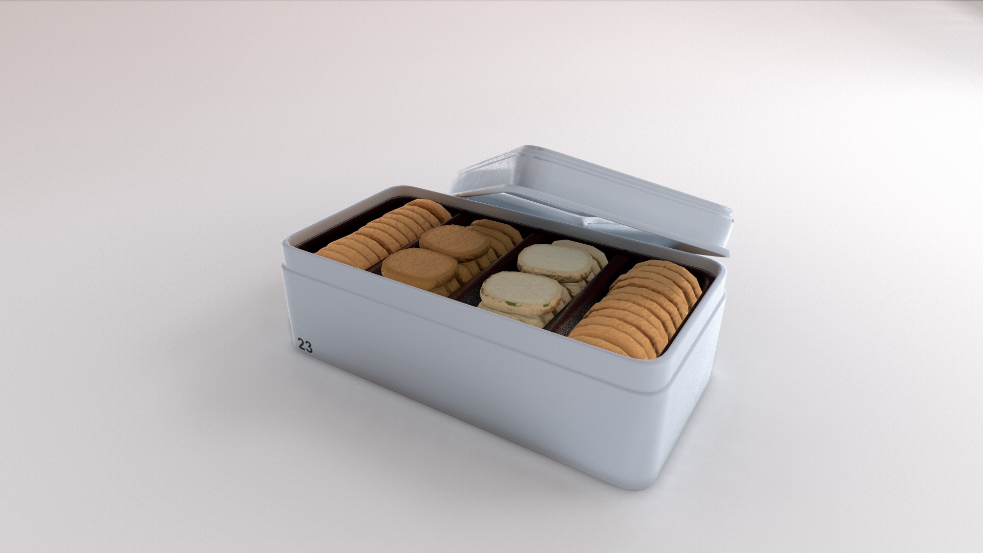 Spicy cookies box 3D model - TurboSquid 1300428
