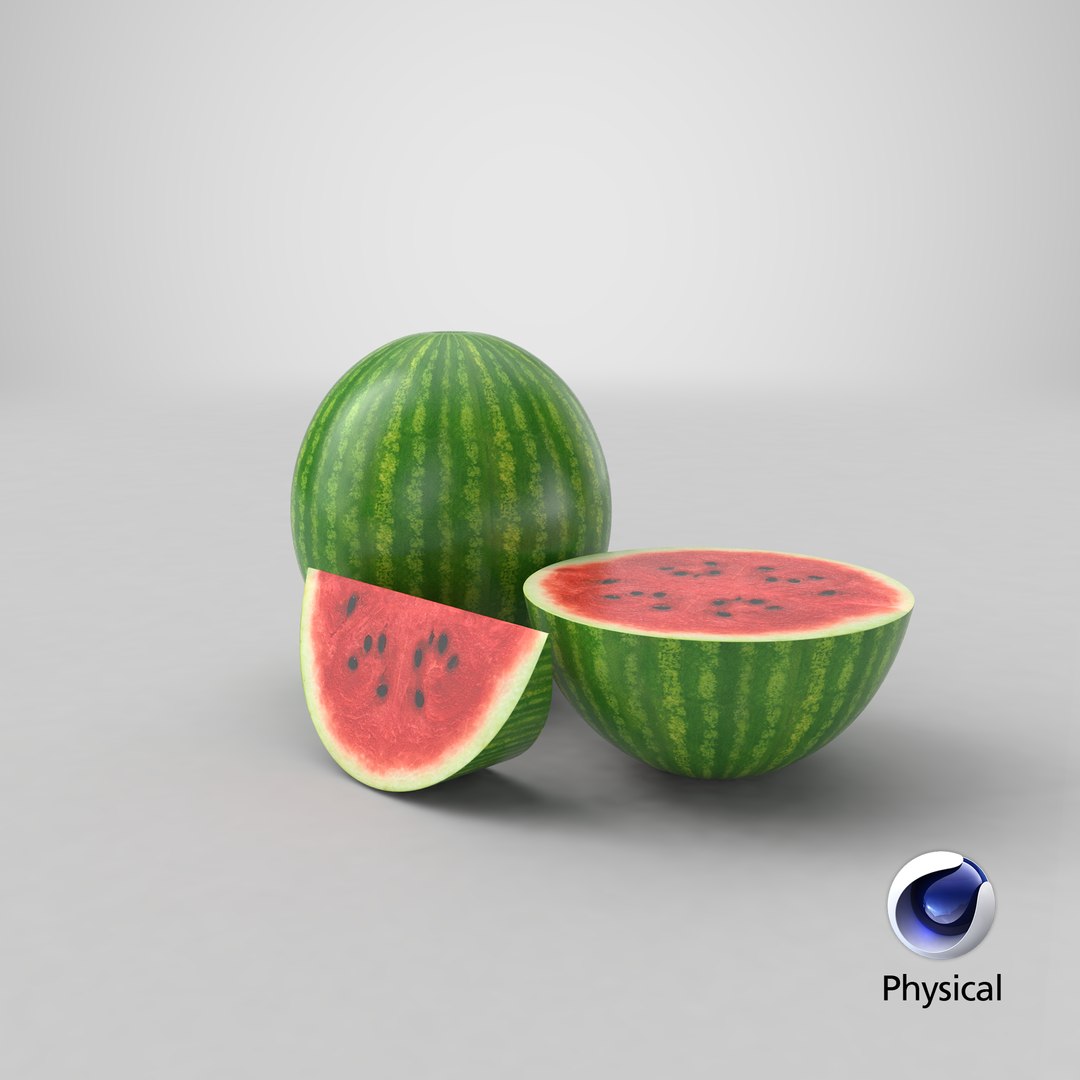 Watermelon Fruit Model - TurboSquid 1327732