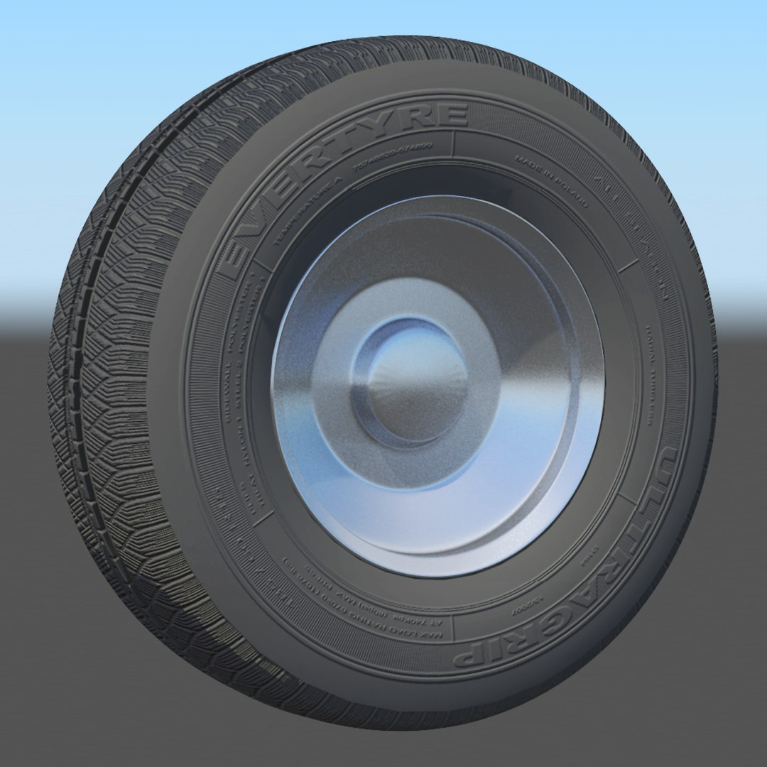 obj wheel suv rim uv