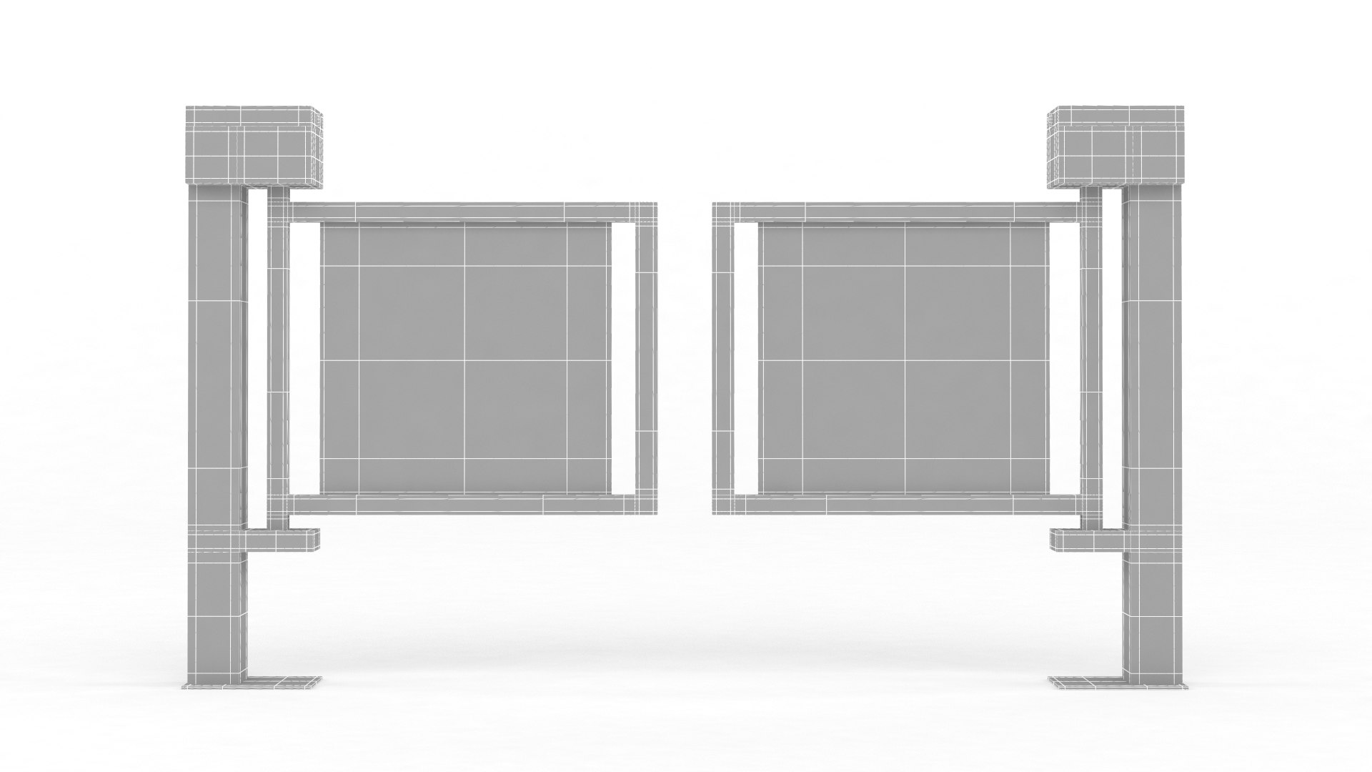 Free Turnstile Gate Model - TurboSquid 2322531