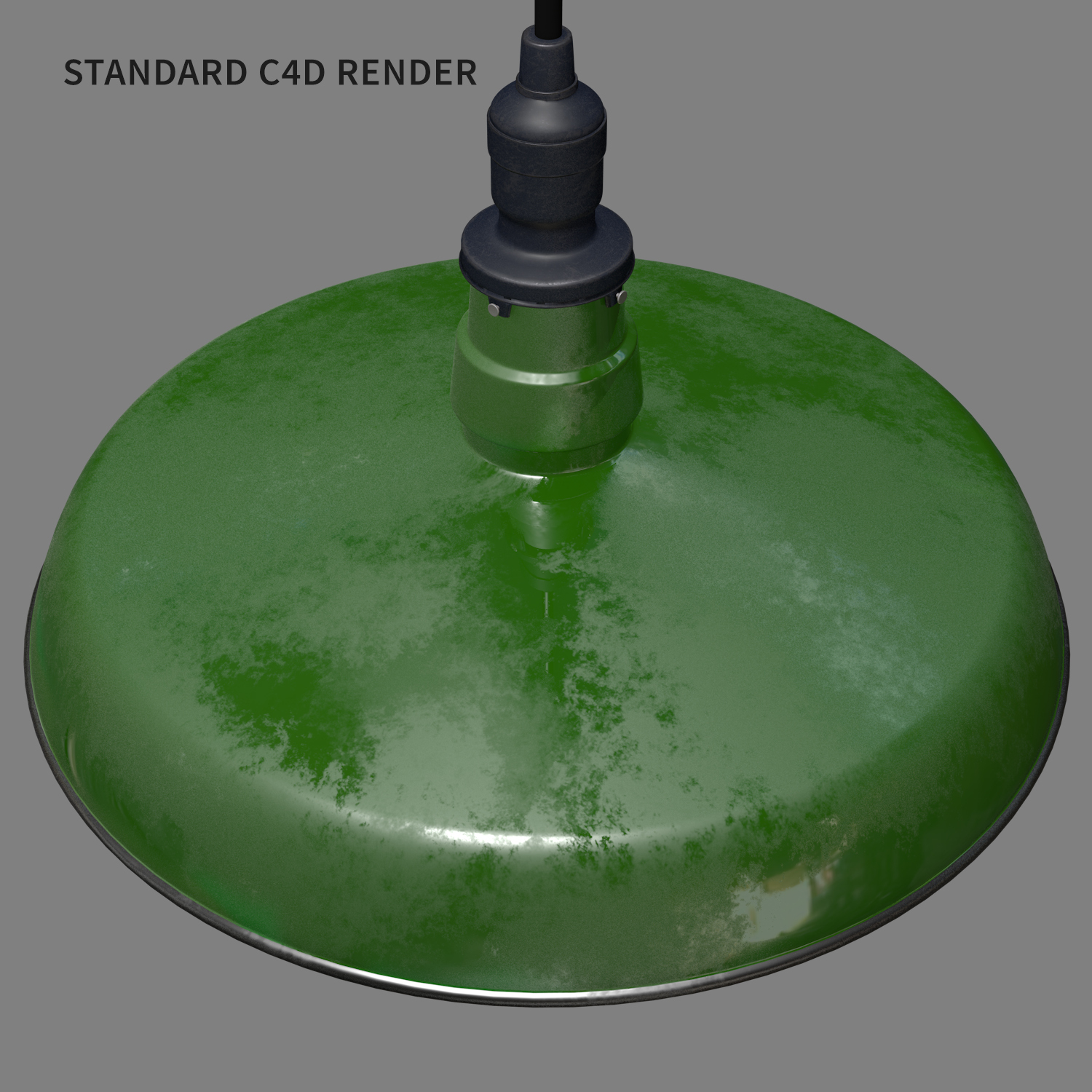 3d model industrial pendant light