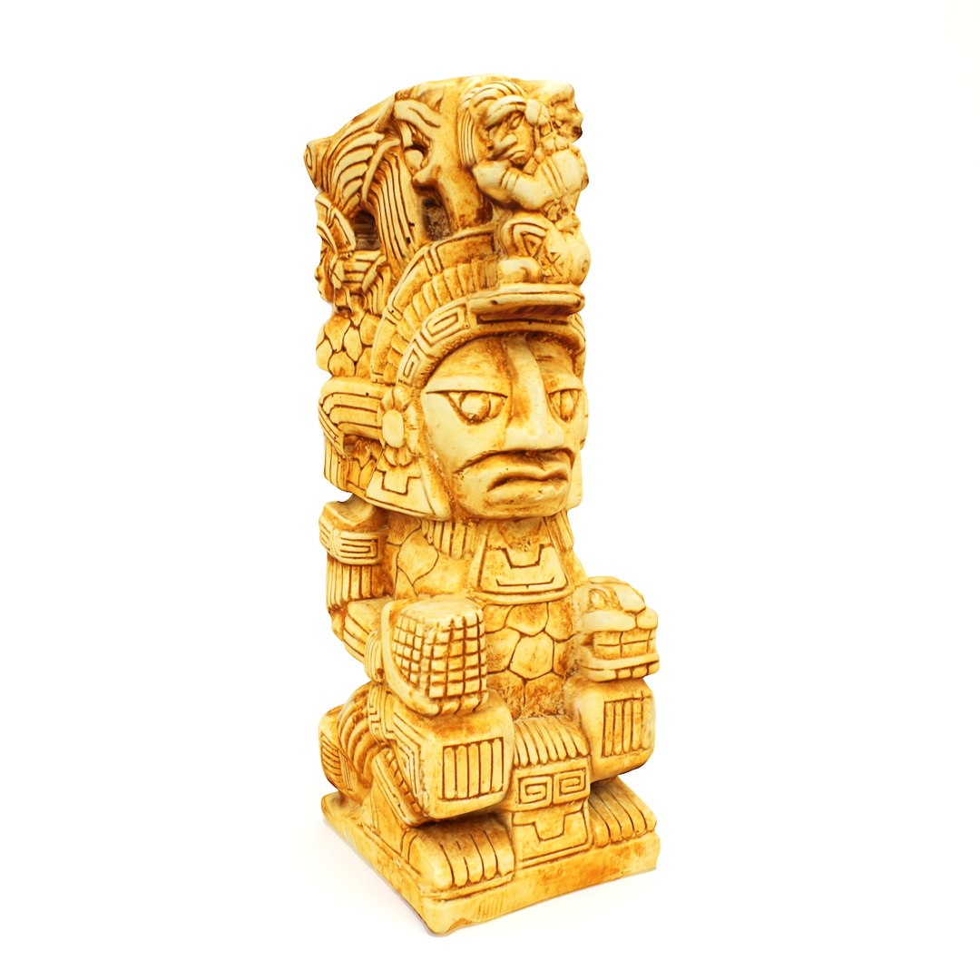 3d Model Aztec Figure Replica