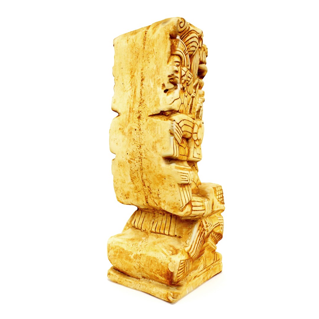 3d Model Aztec Figure Replica