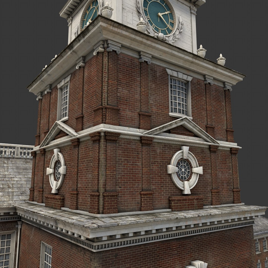 obj independence hall building