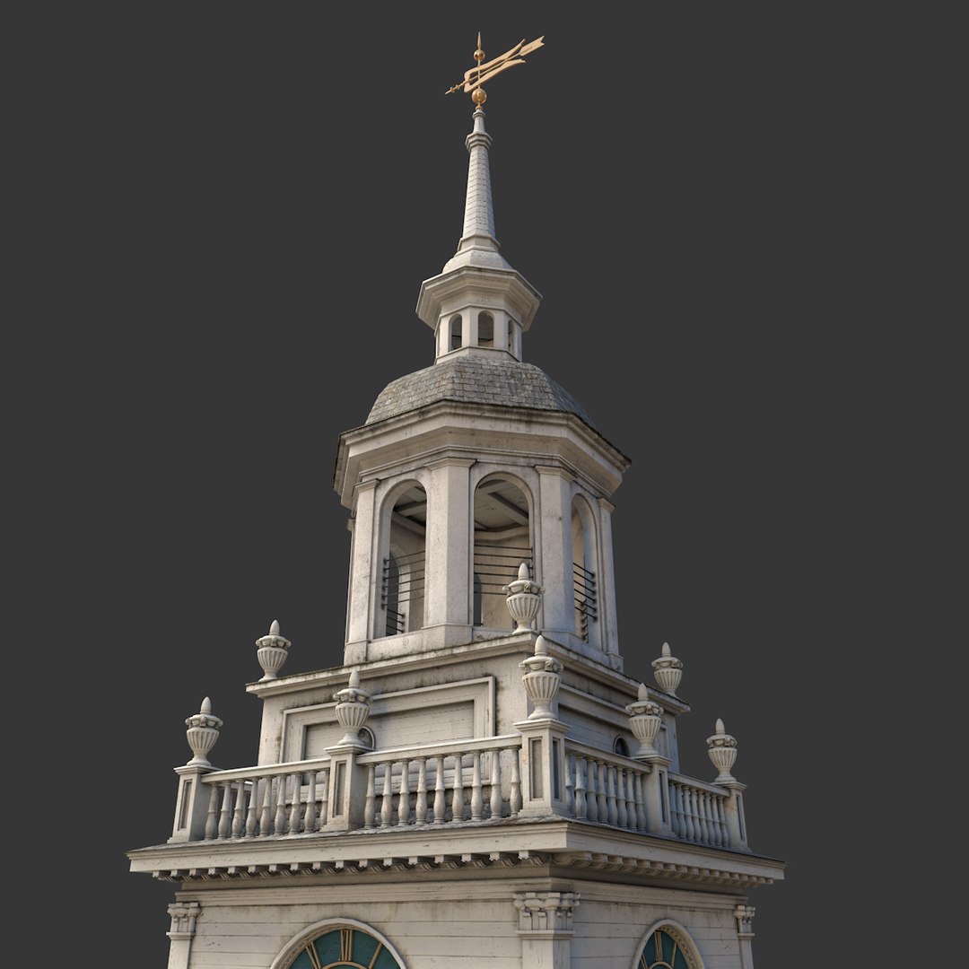 obj independence hall building