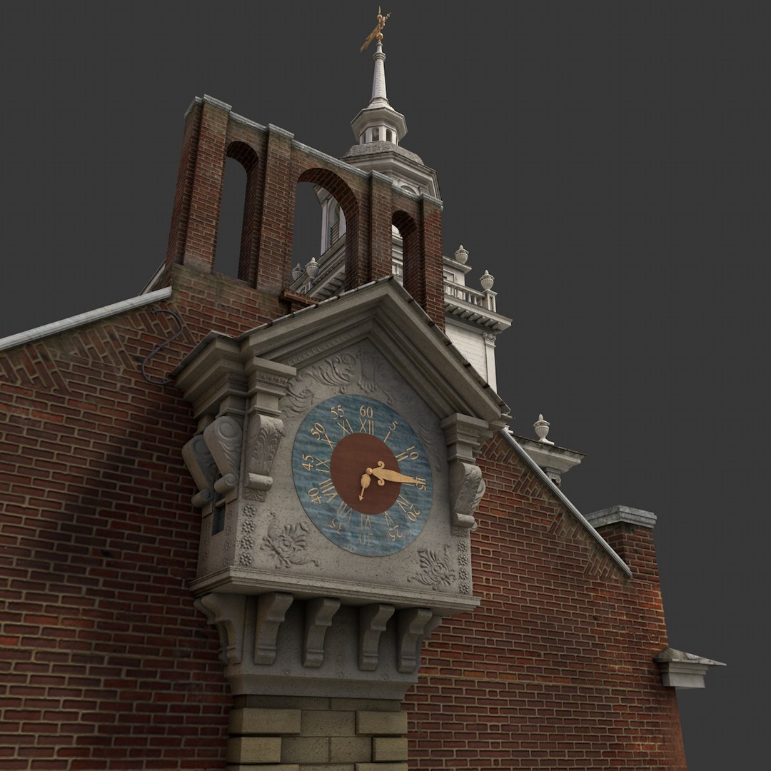 obj independence hall building