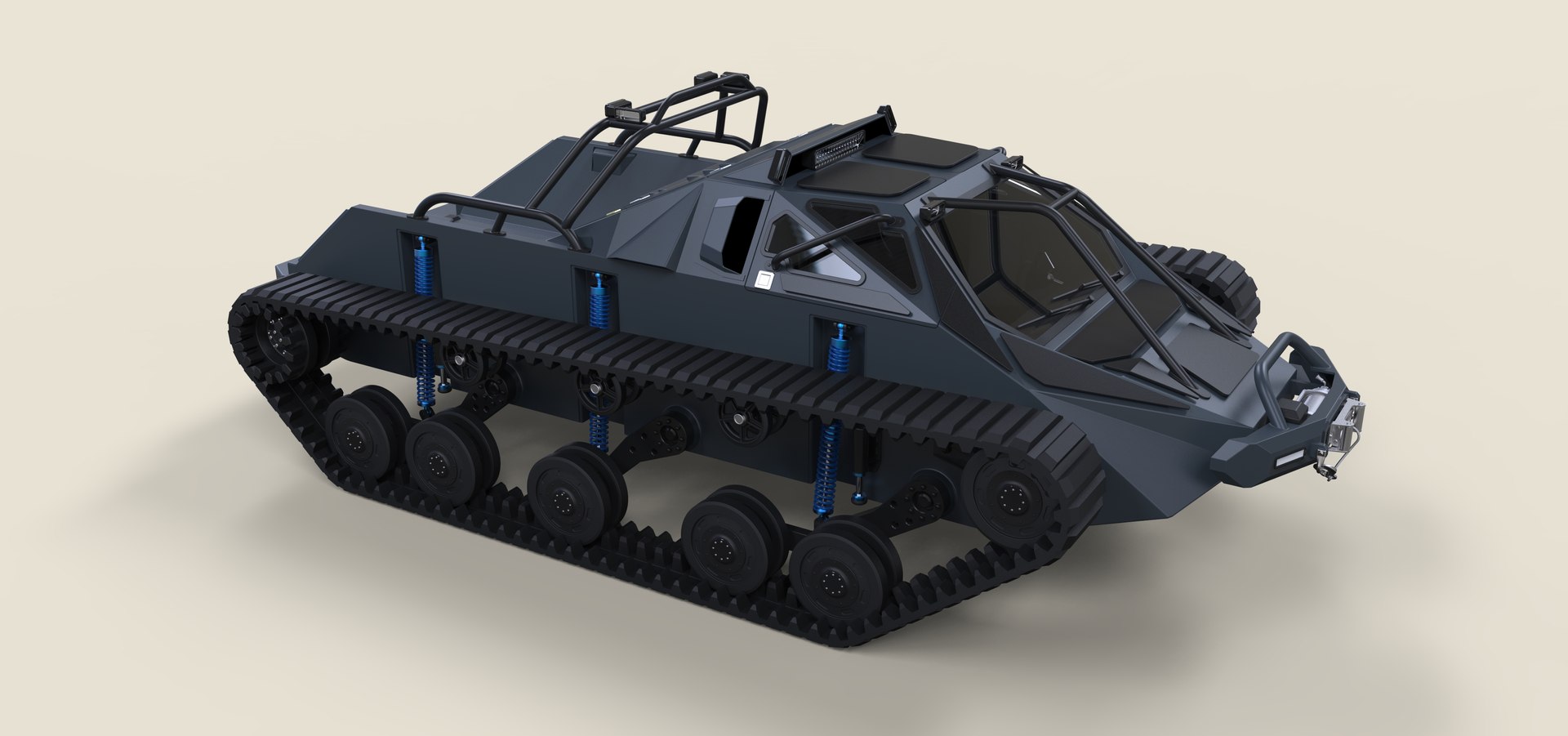 Vehicle Track 3D Model - TurboSquid 1599928