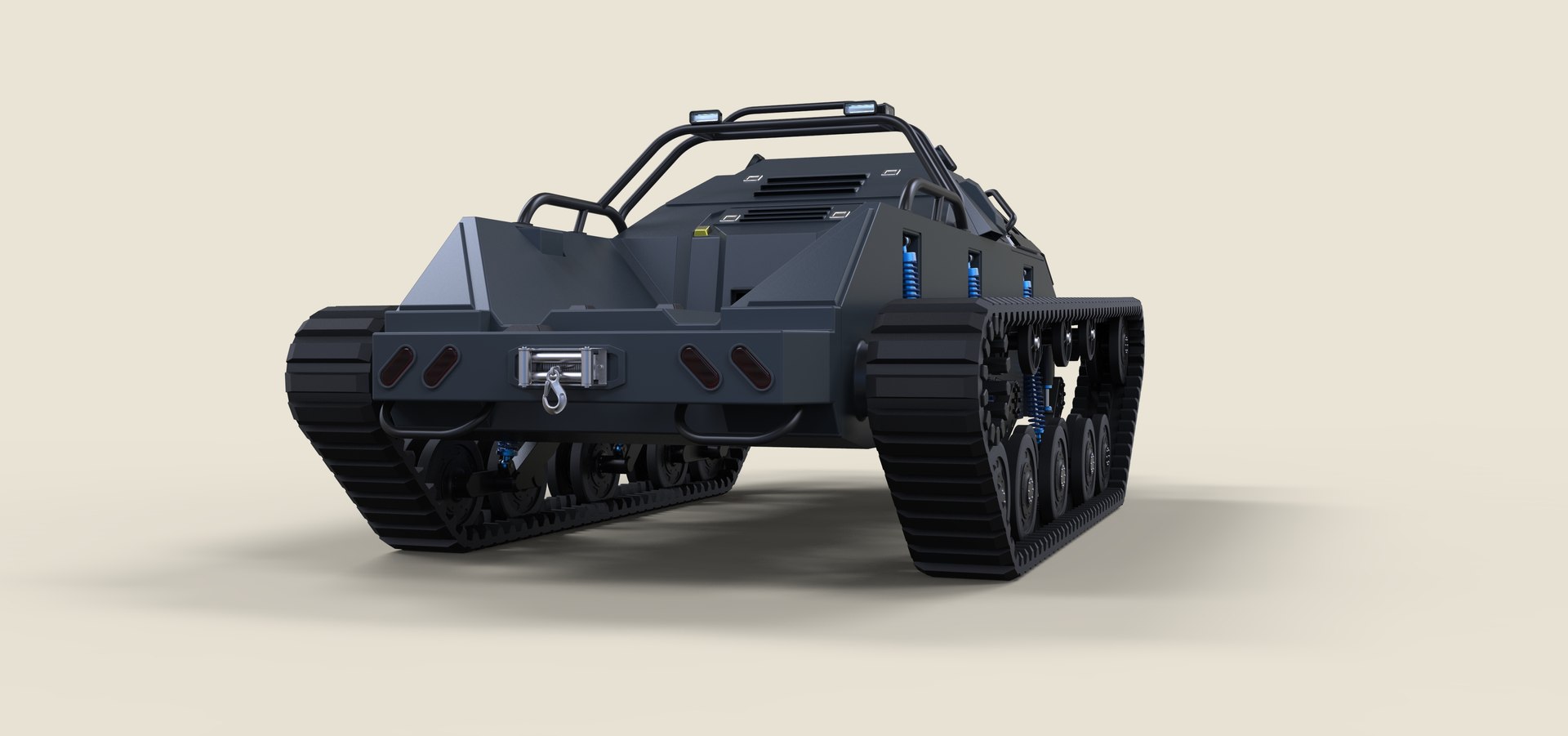 Vehicle Track 3D Model - TurboSquid 1599928