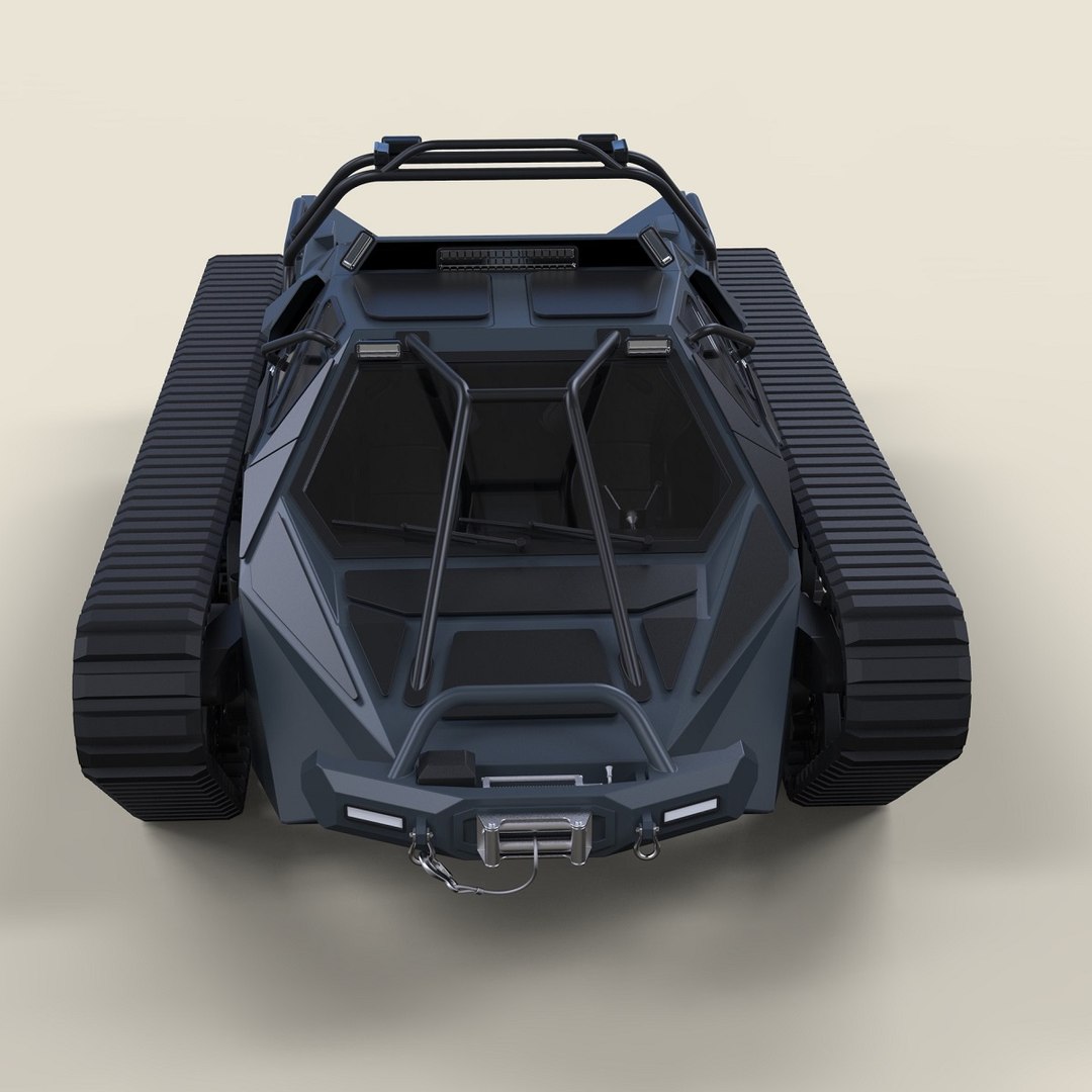 Vehicle Track 3D Model - TurboSquid 1599928