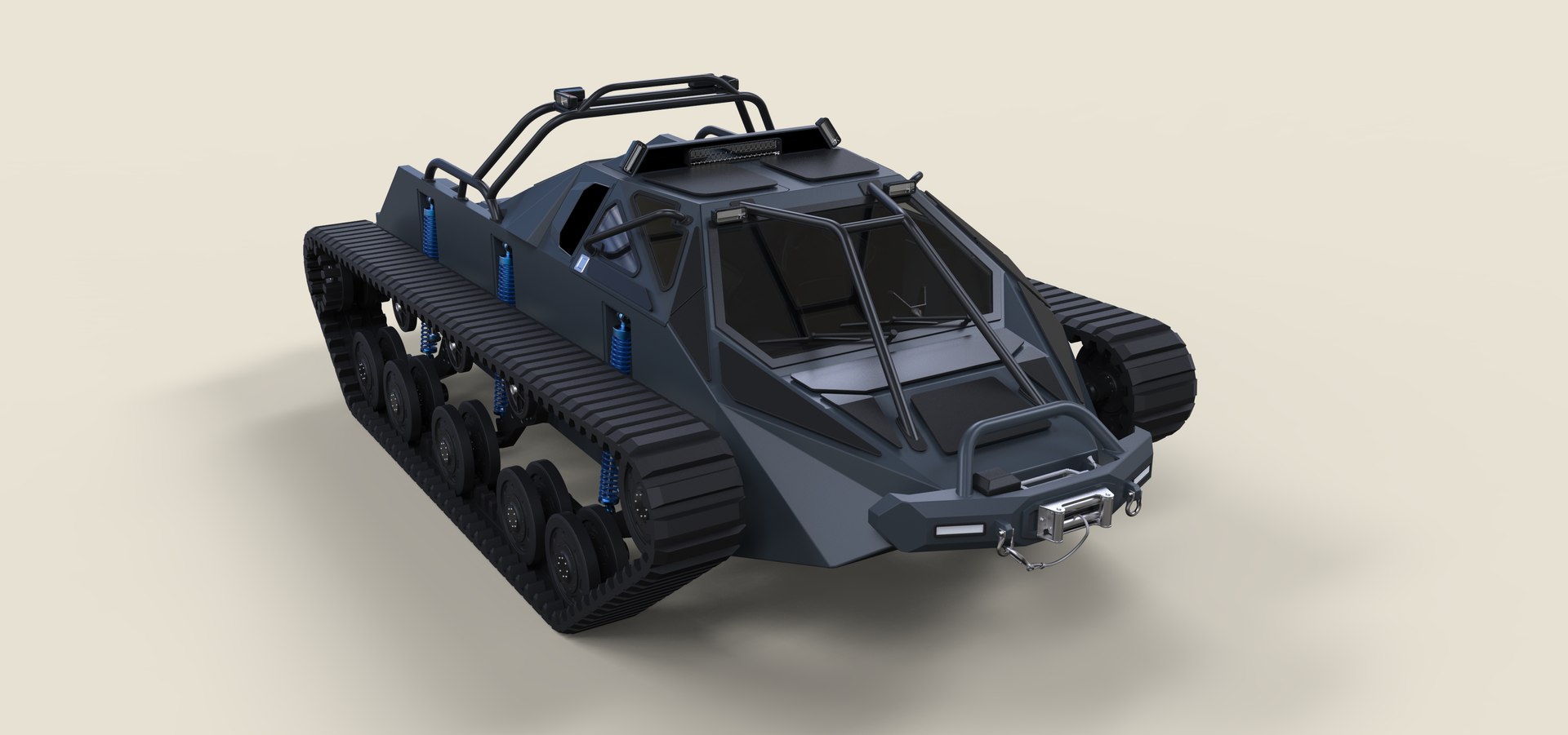 Vehicle Track 3D Model - TurboSquid 1599928