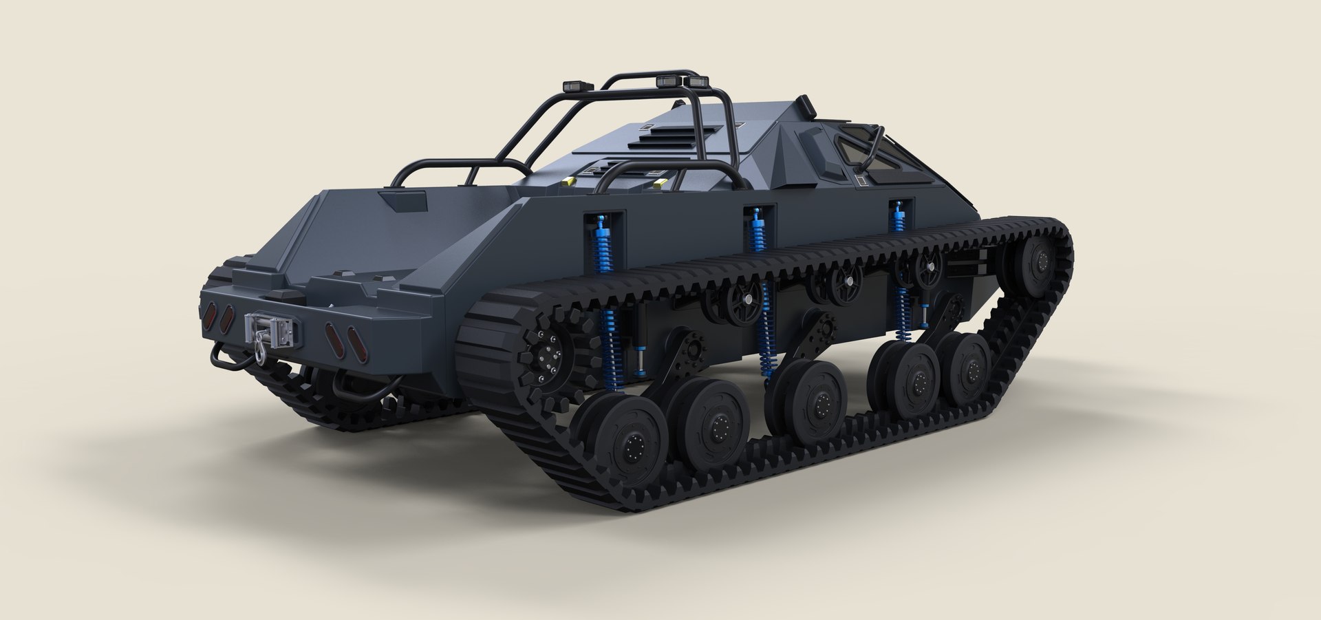 Vehicle Track 3D Model - TurboSquid 1599928