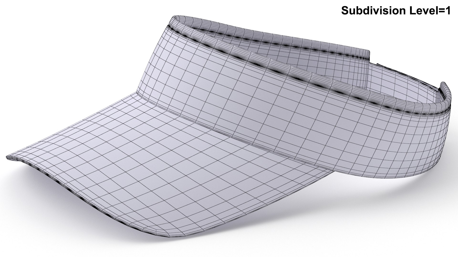 3D model Sun Visor Cap 01 - TurboSquid 2034300