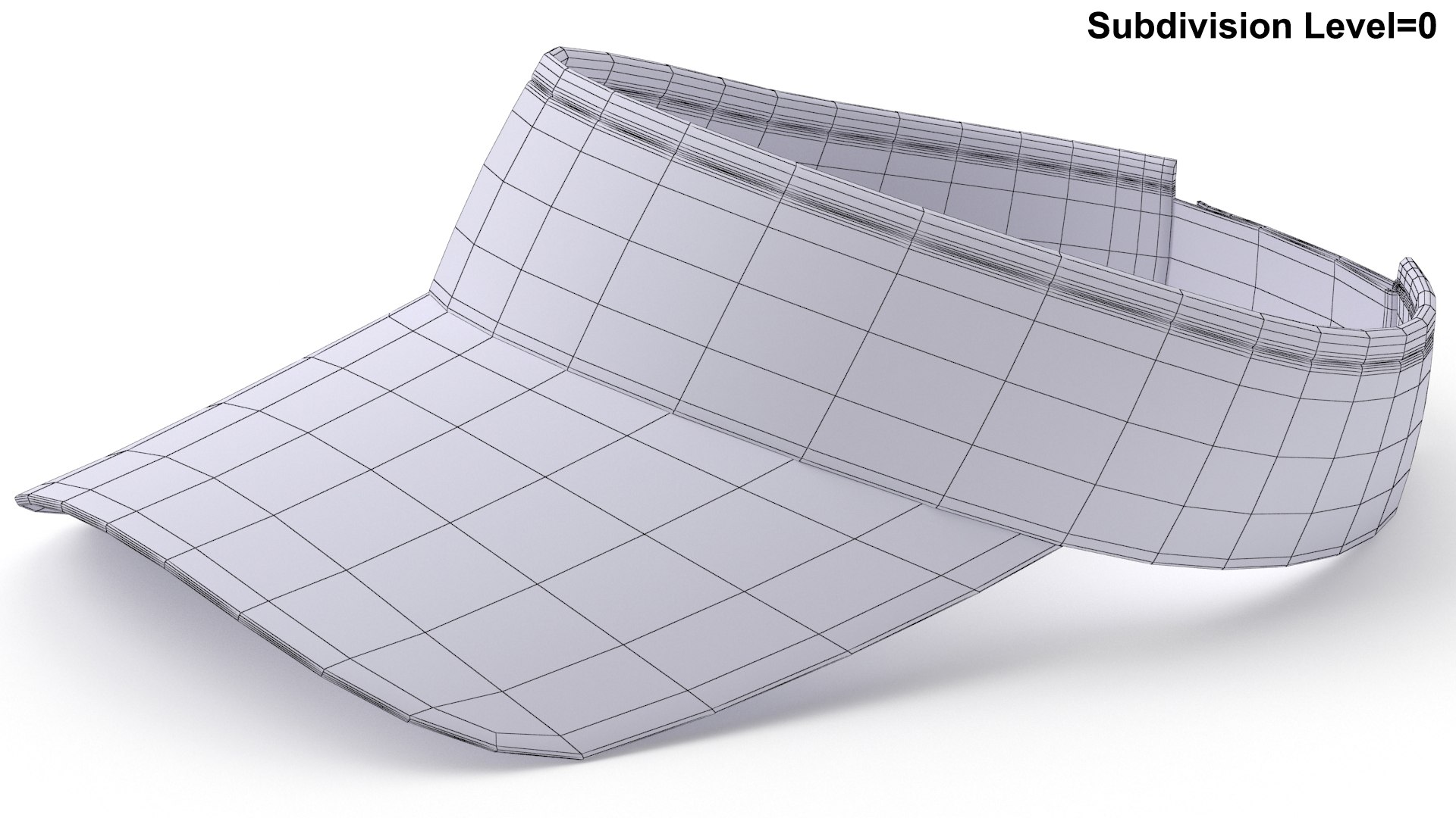3D model Sun Visor Cap 01 - TurboSquid 2034300