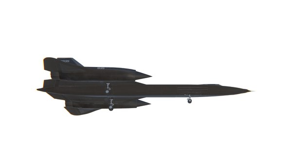 YF-12A Blackbird Jet Fighter Low-poly 3D model - TurboSquid 1800900