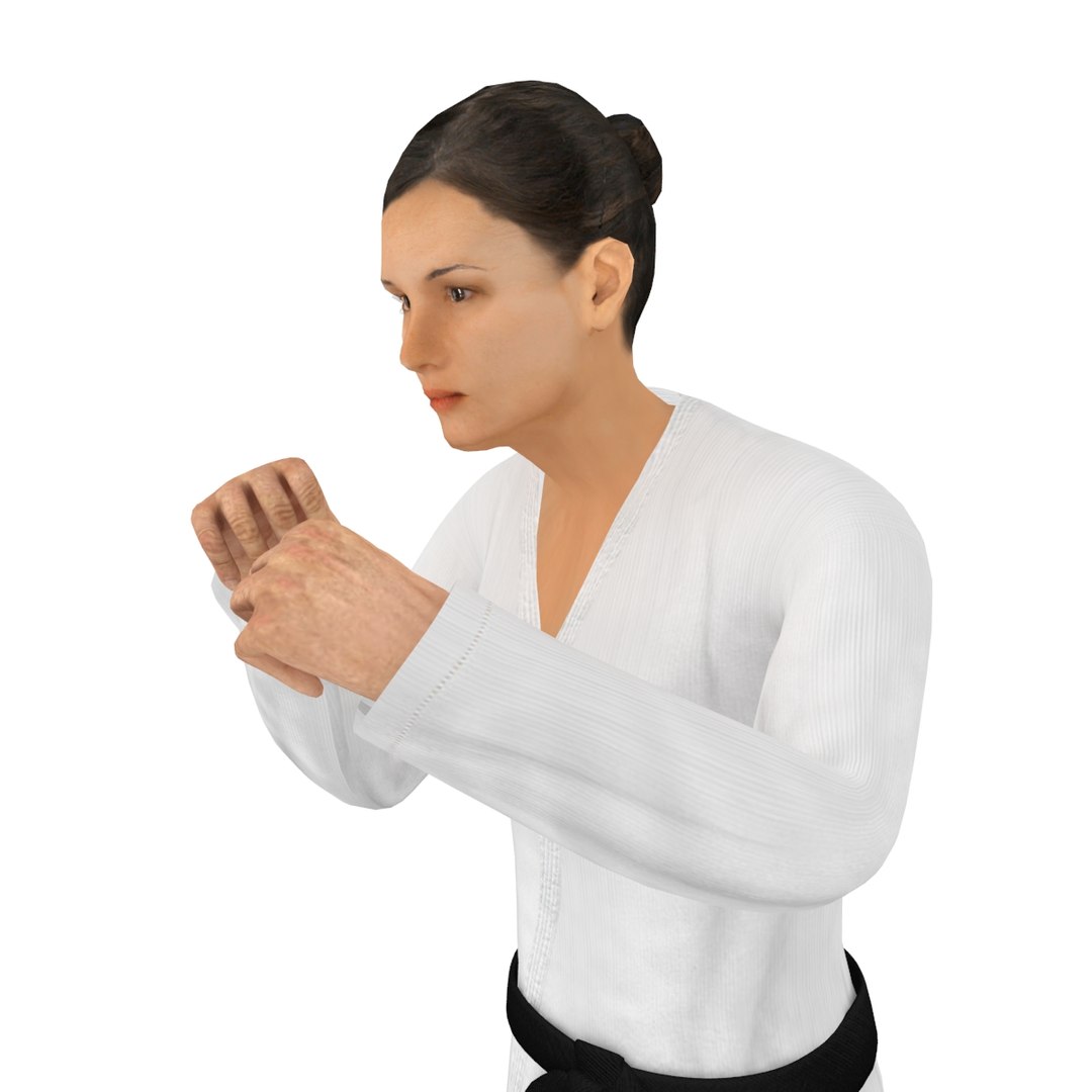 Rigged Karate Model - TurboSquid 1361666