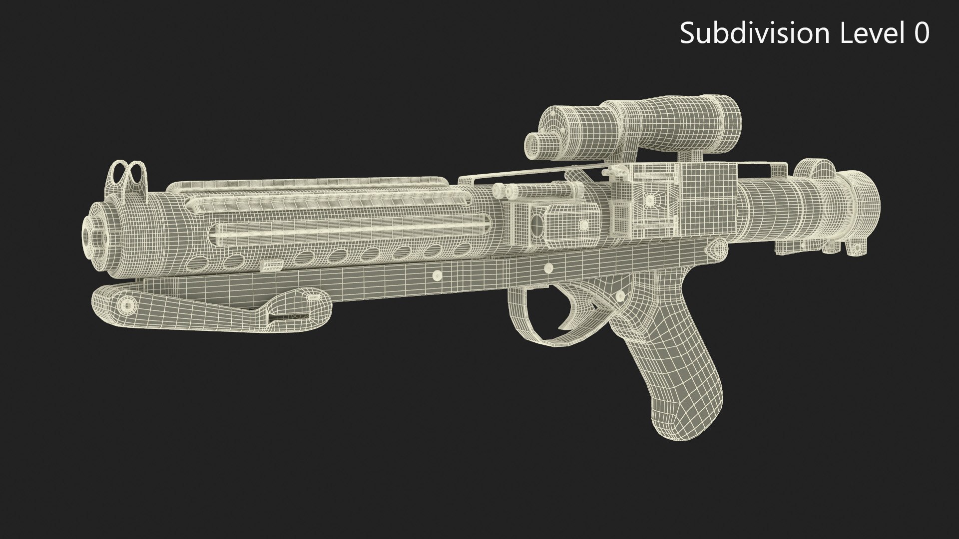 3D E-11 Blaster Rifle - TurboSquid 2276318