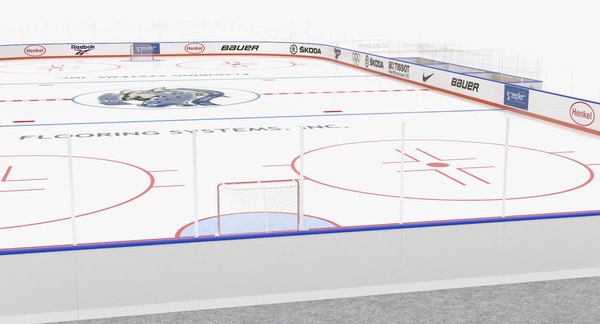 Ice hockey rink model - TurboSquid 1232647