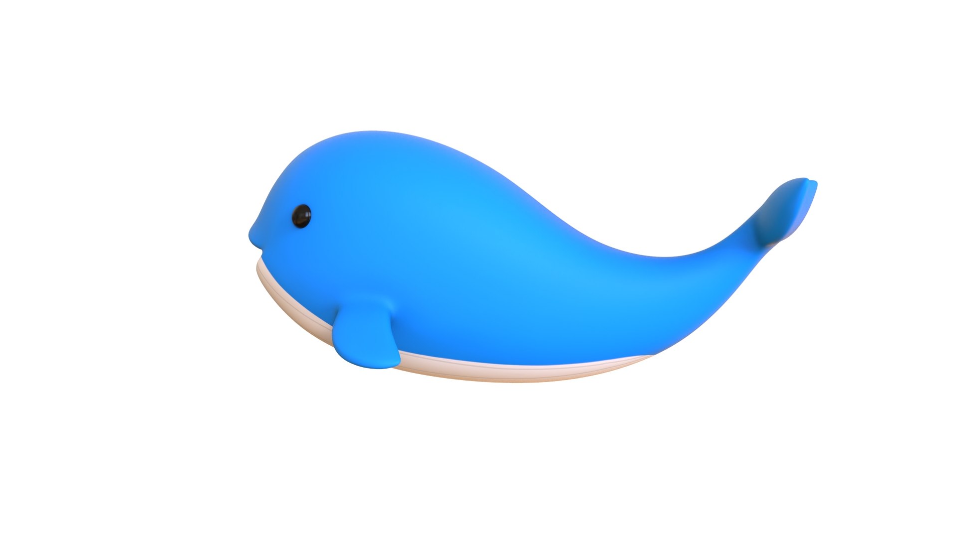 3D Low - Poly Cartoon Whale Rigged - TurboSquid 2380699