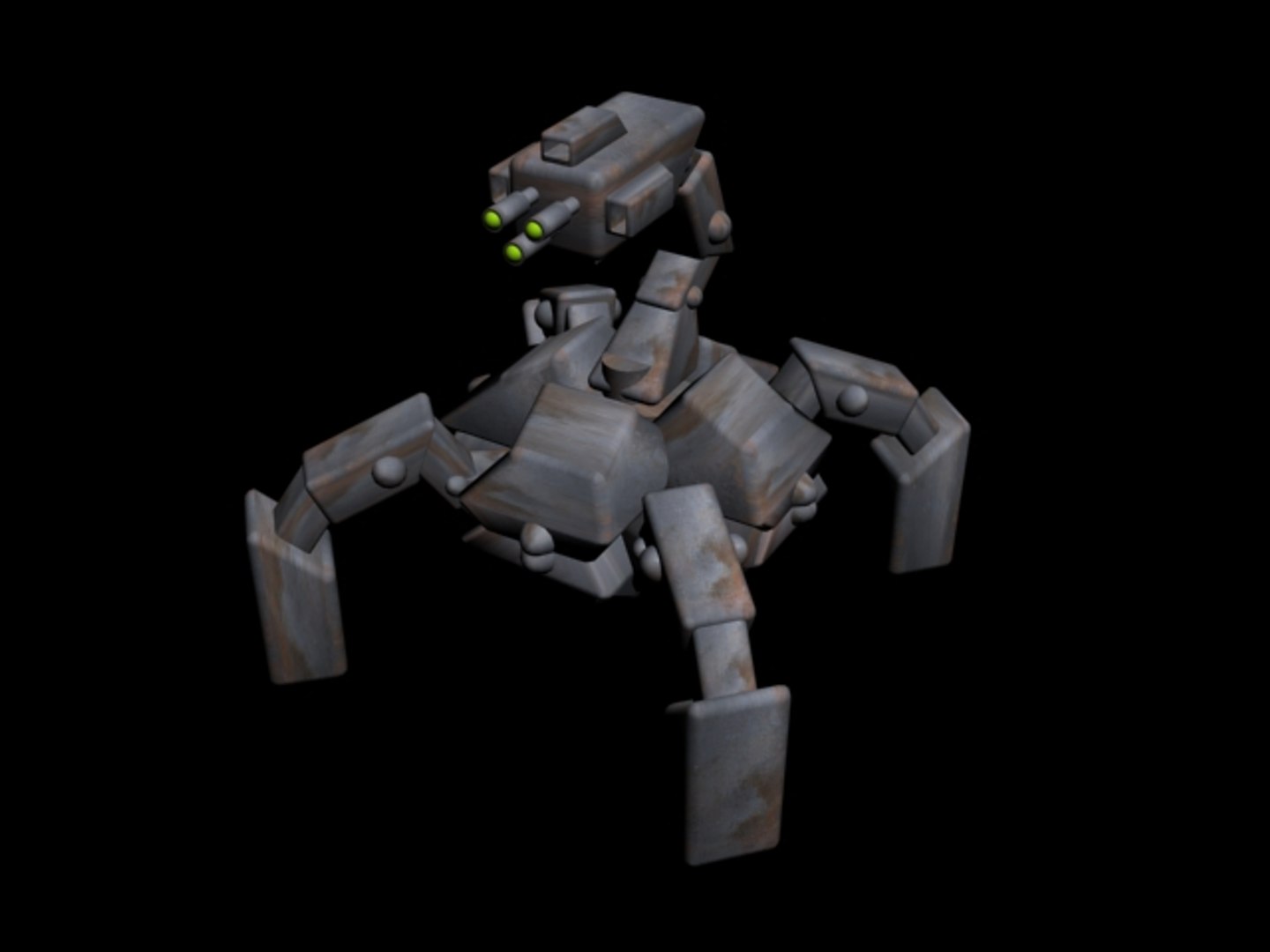 3d Model Spider Mech
