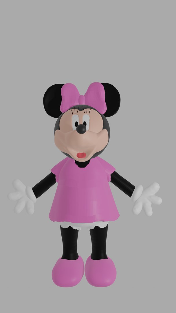 3D Minnie Mouse 3D Model - TurboSquid 1730516