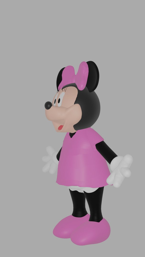 3D Minnie Mouse 3D Model - TurboSquid 1730516