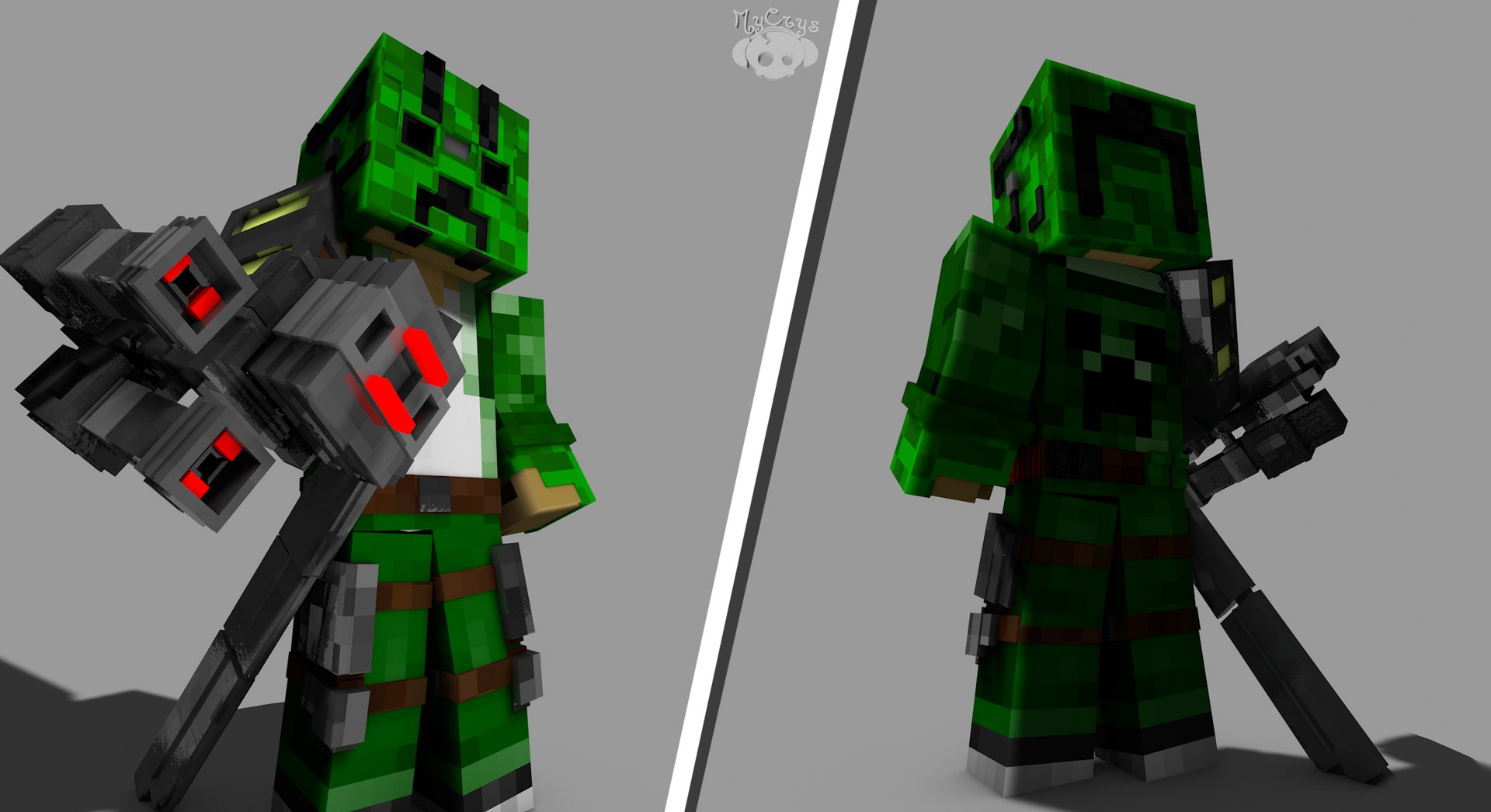 Creeper Man 3d Model