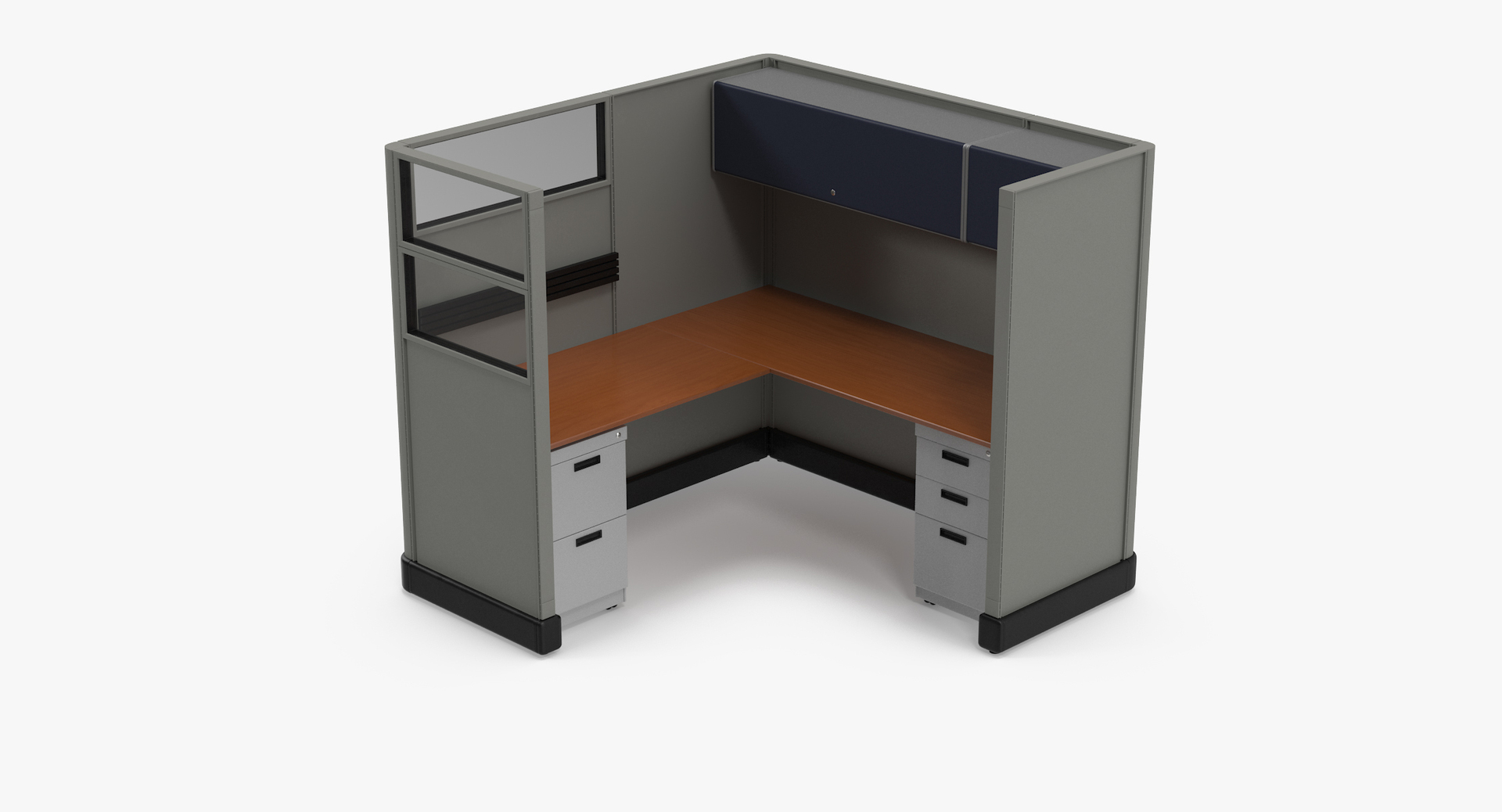Cubicle Work 3d Model