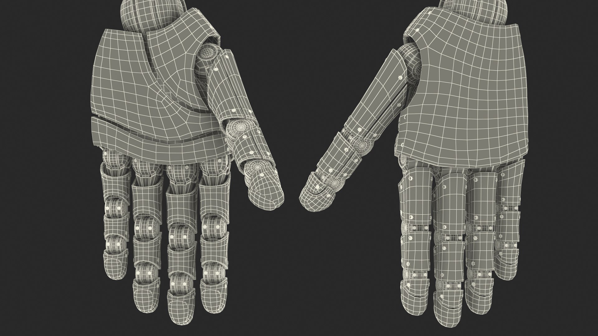 Cyborg Hand Rigged For Maya 3D - TurboSquid 2112359