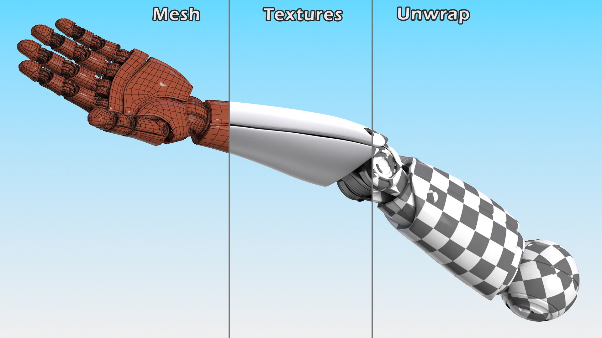 Cyborg Hand Rigged For Maya 3D - TurboSquid 2112359