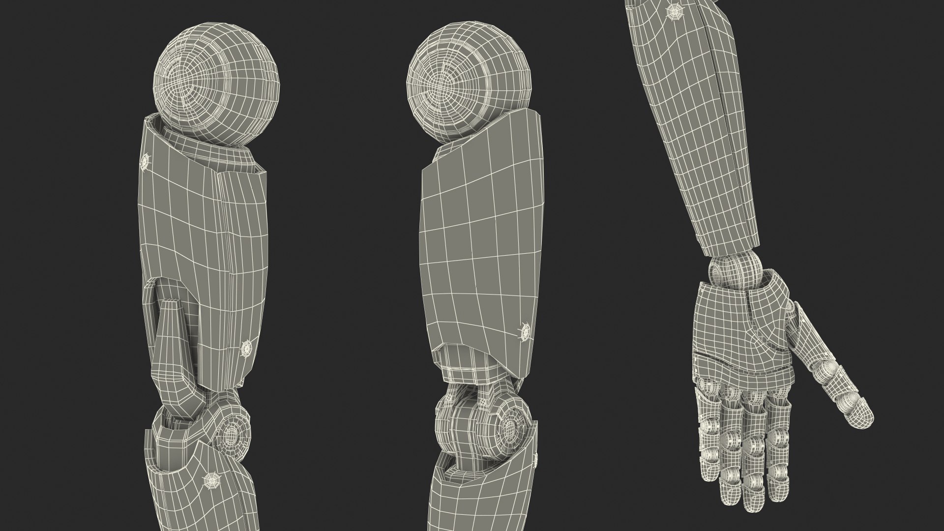 Cyborg Hand Rigged For Maya 3D - TurboSquid 2112359