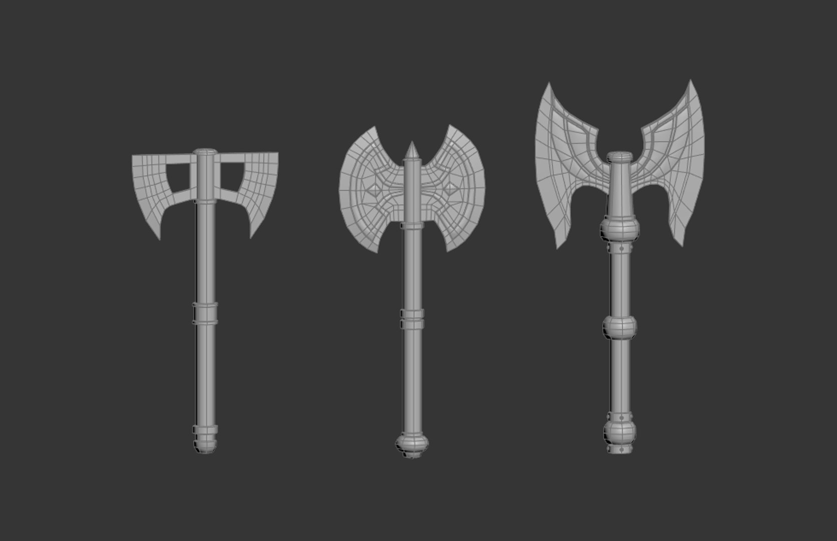 Melee Weapons 3D Model - TurboSquid 1485956