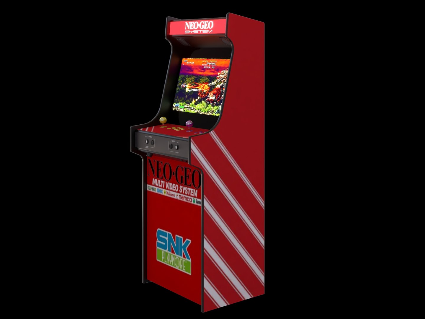 modelo 3d Modelo 3D de la máquina arcade SNK - TurboSquid 2267652
