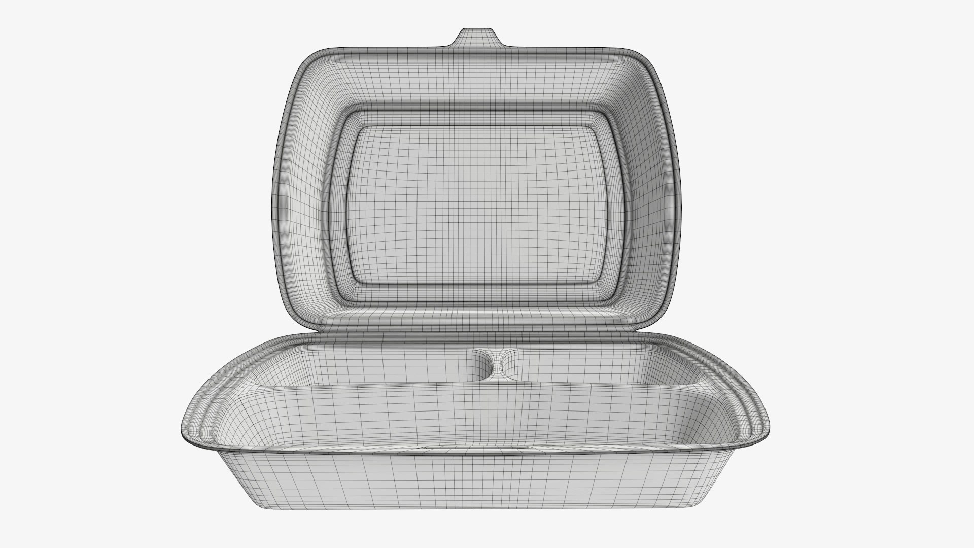 Box Lunch Polystyrene 3D - TurboSquid 1686198