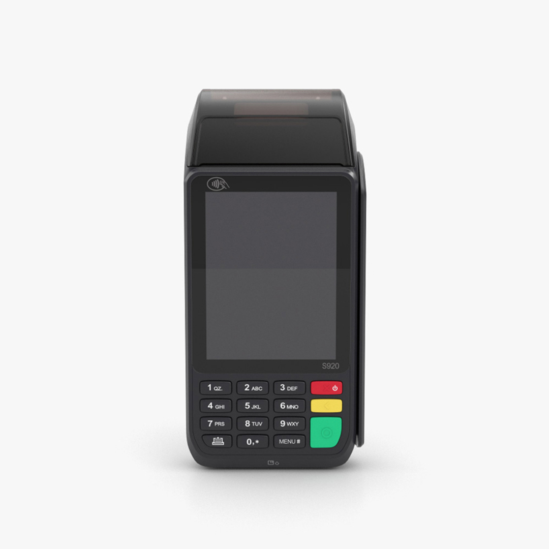 3D model PAX s920 Point-of-Sale terminal - TurboSquid 1757184