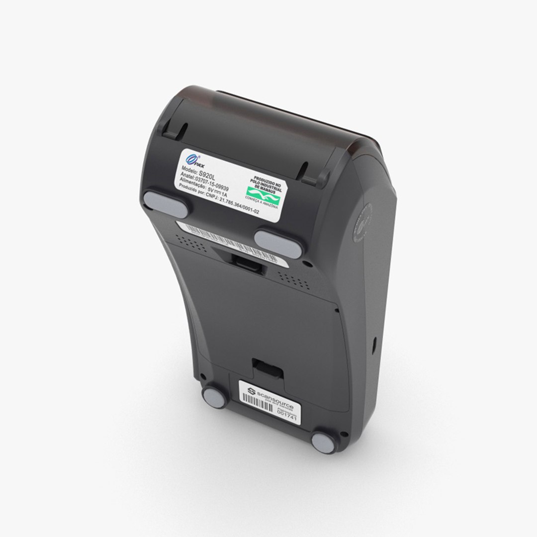 3D Model PAX S920 Point-of-Sale Terminal - TurboSquid 1757184