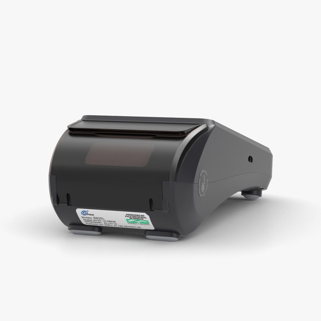 3D Model PAX S920 Point-of-Sale Terminal - TurboSquid 1757184