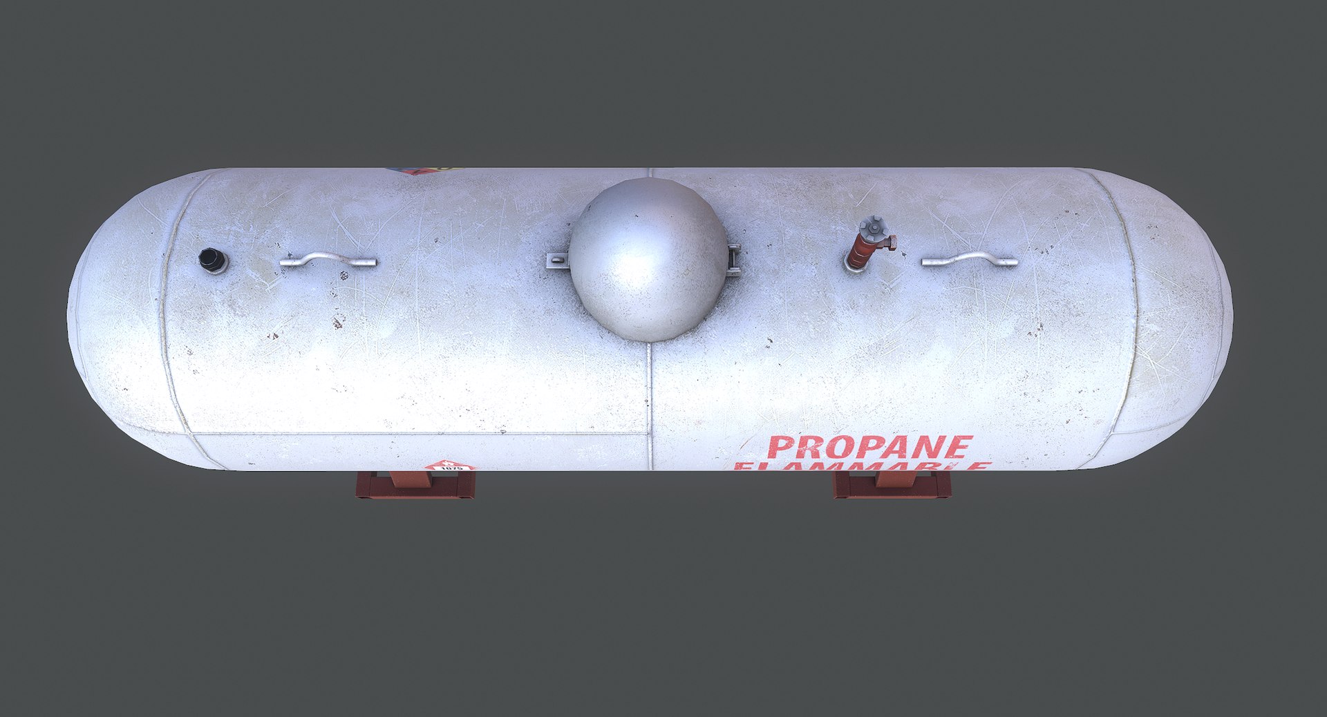 3d Large Propane Tank