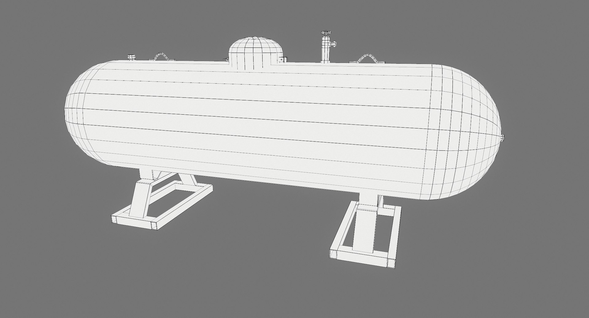 3d Large Propane Tank
